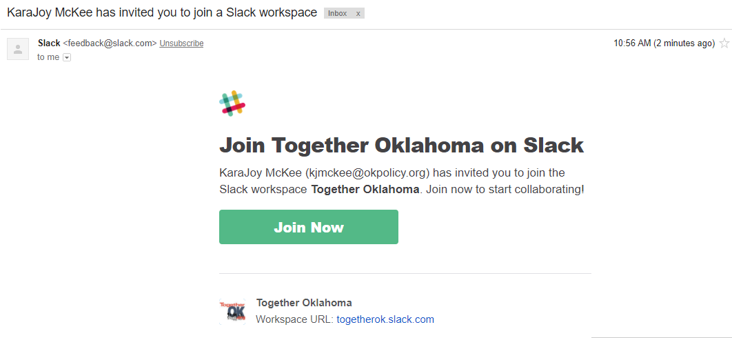 Best Practices for Using TOK Slack - Together Oklahoma