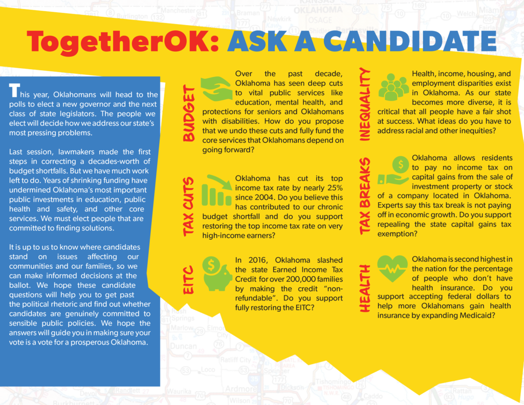 Ask A Candidate - Brochure - Together Oklahoma