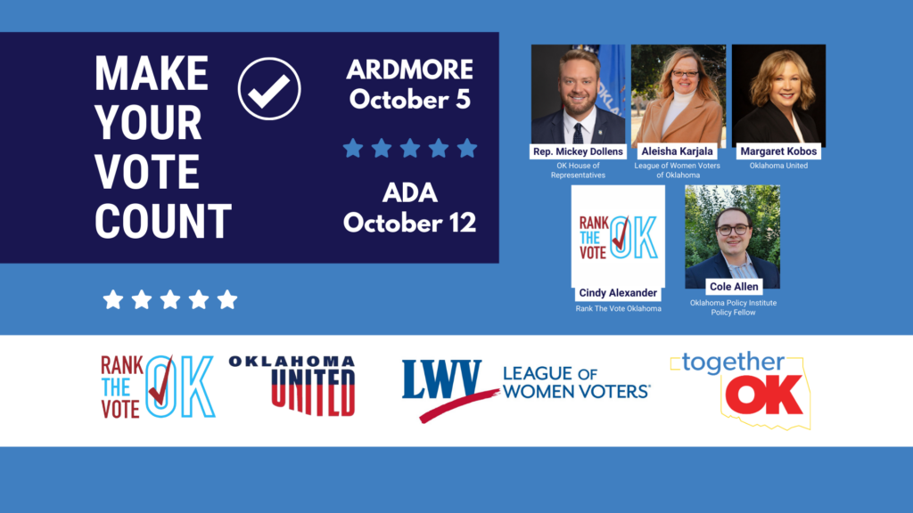 ‘Make Your Vote Count’ panel to discuss how Oklahoma can modernize its voting process - Together ...